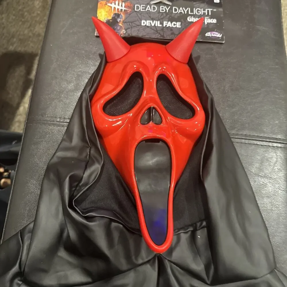 Fun World | Other | Dead By Daylight Devil Ghost Face Mask Red W Black ...